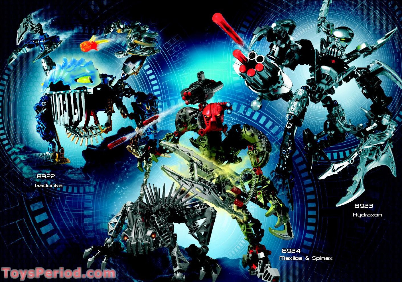 LEGO 8927 Toa Terrain Crawler Instructions and Parts List