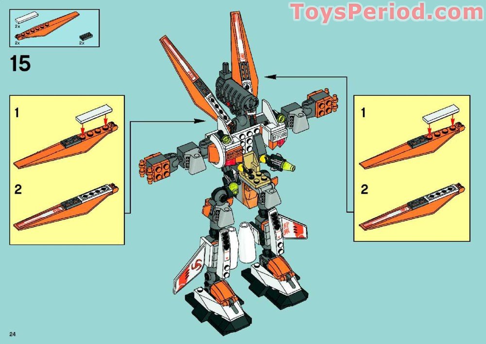 LEGO 8108 Mobile Devastator Instructions and Parts List