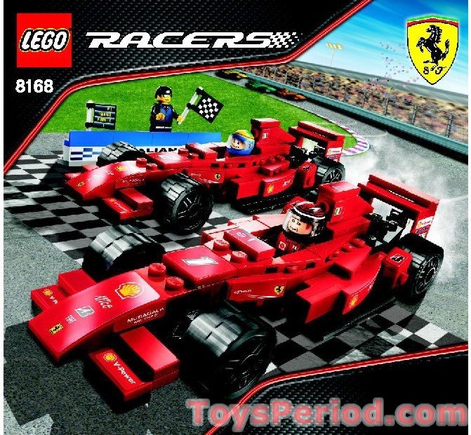 LEGO 8168 Ferrari Victory Instructions and Parts List