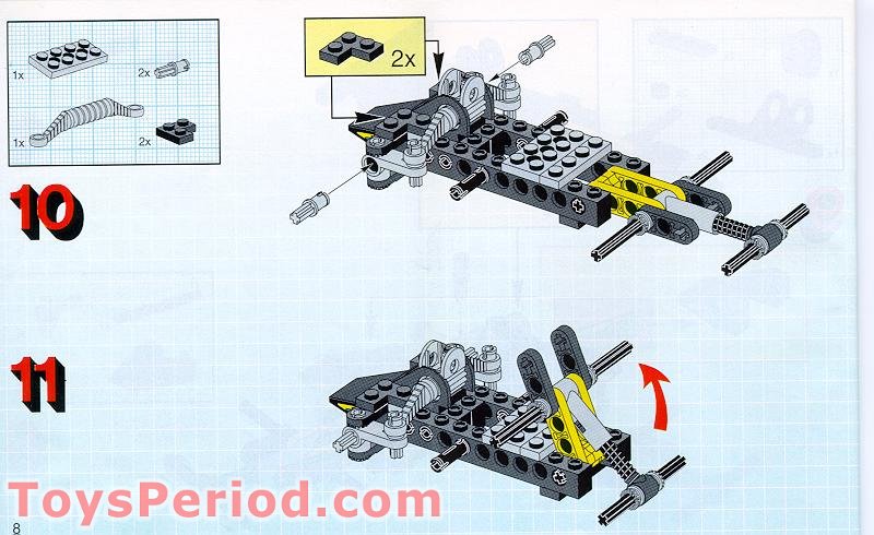 LEGO 8207 Dune Duster Instructions and Parts List