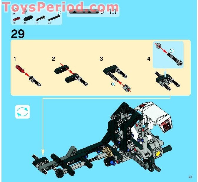 LEGO 8262 Quad Bike Set Parts Inventory and Instructions - LEGO ...