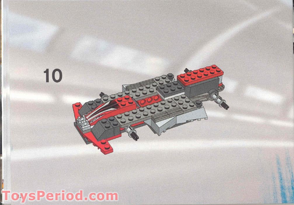 LEGO 8357 Zonic Strike Instructions and Parts List