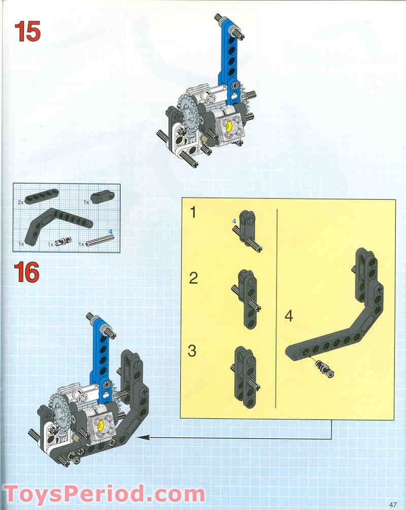 LEGO 8417 Mag Wheel Master Instructions and Parts List