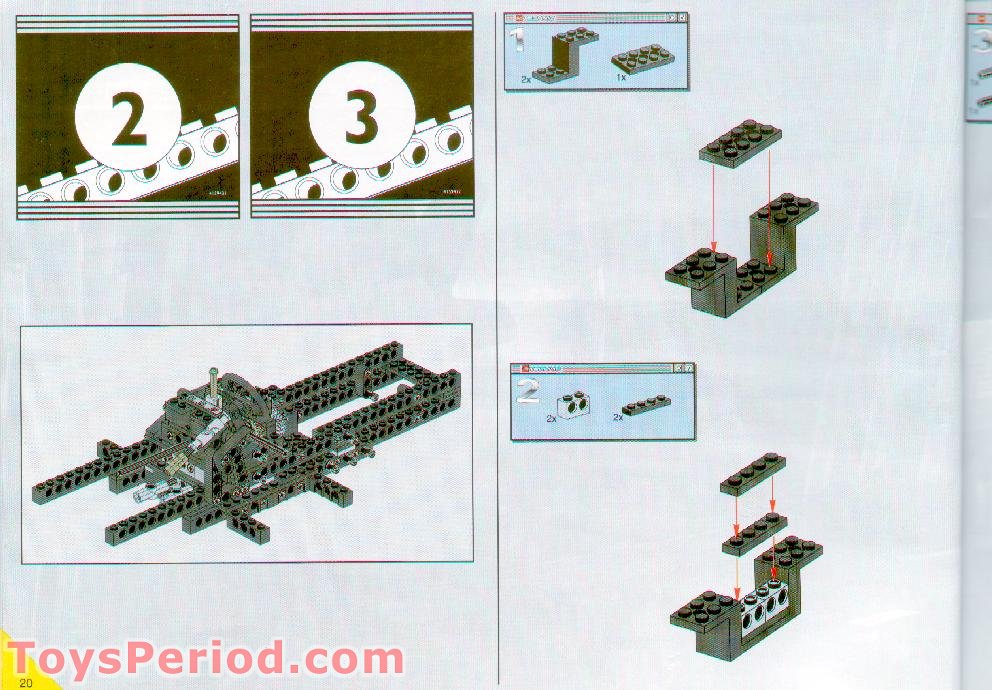 LEGO 8466 4x4 Off Roader Instructions and Parts List