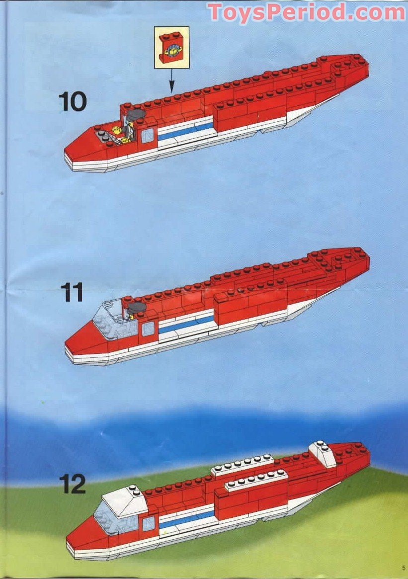 LEGO 6375-1 Trans Air Carrier Instructions and Parts List