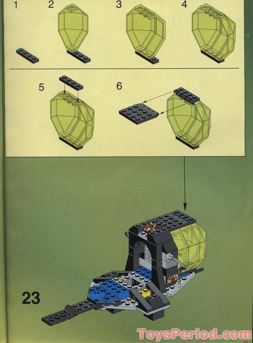 LEGO 2154 Robo Master Instructions and Parts List