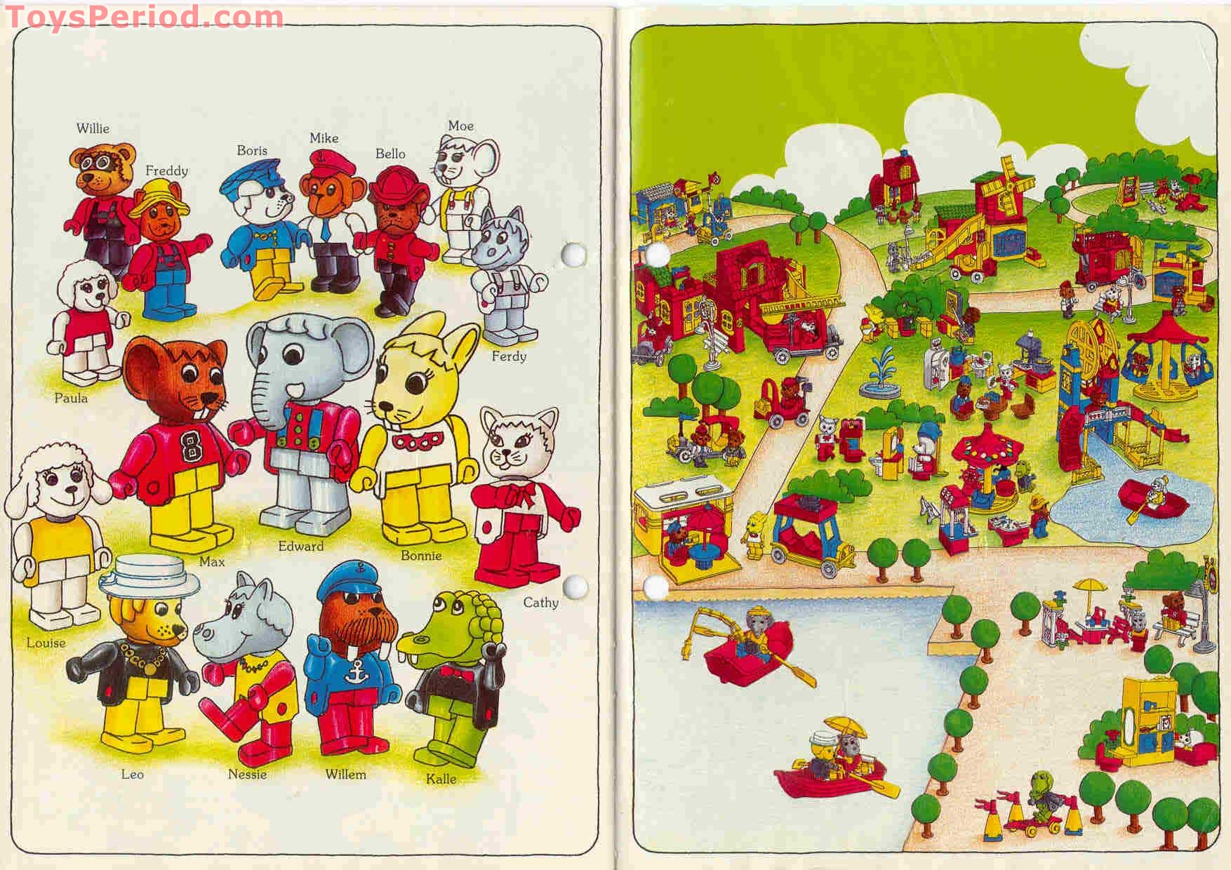 LEGO 3680 Camping Caravan Instructions and Parts List