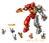 LEGO 71720 Fire Stone Mech Set Parts List