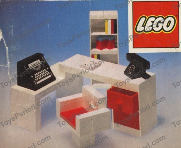 LEGO 295 Secretary's Desk Instructions and Parts List