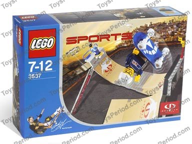 LEGO 3537 Skateboard Vert Park Challenge Instructions and Parts List