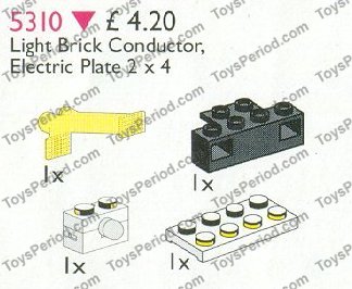 LEGO 5310 Lighting Brick Set Parts List