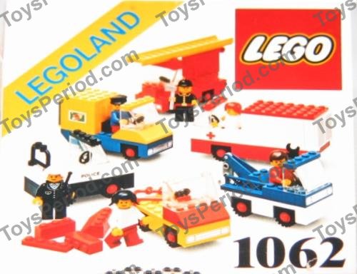 LEGO 1062 Town Vehicles Set Parts List