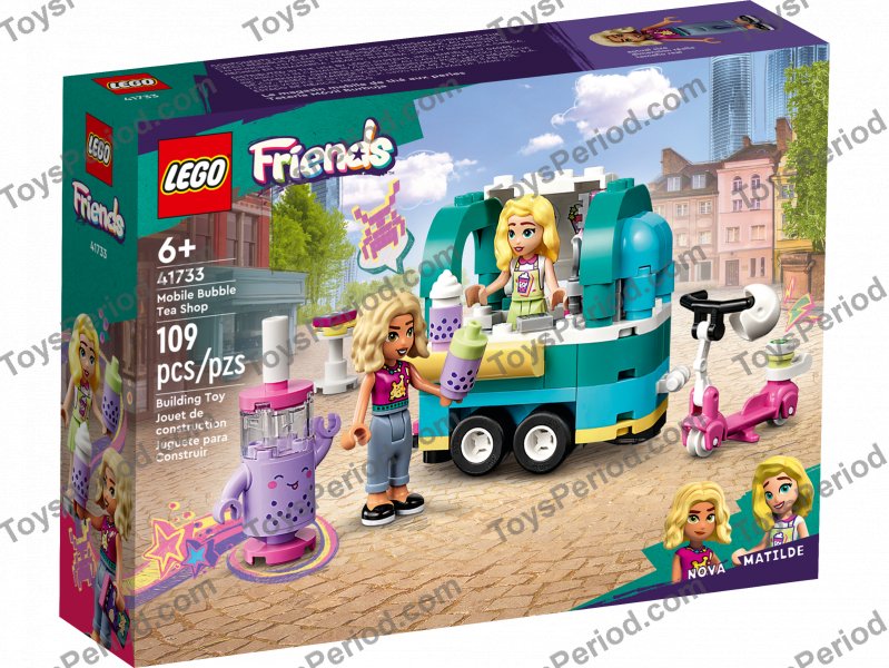 LEGO 41733 Mobile Bubble Tea Shop Set Parts List