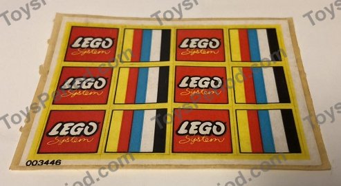 LEGO Sets with Part 685stk01 Sticker Sheet for Set 685