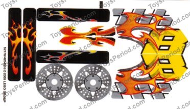 LEGO Sets with Part 8646stk01 Sticker Sheet for Set 8646 - (52176/4254518)