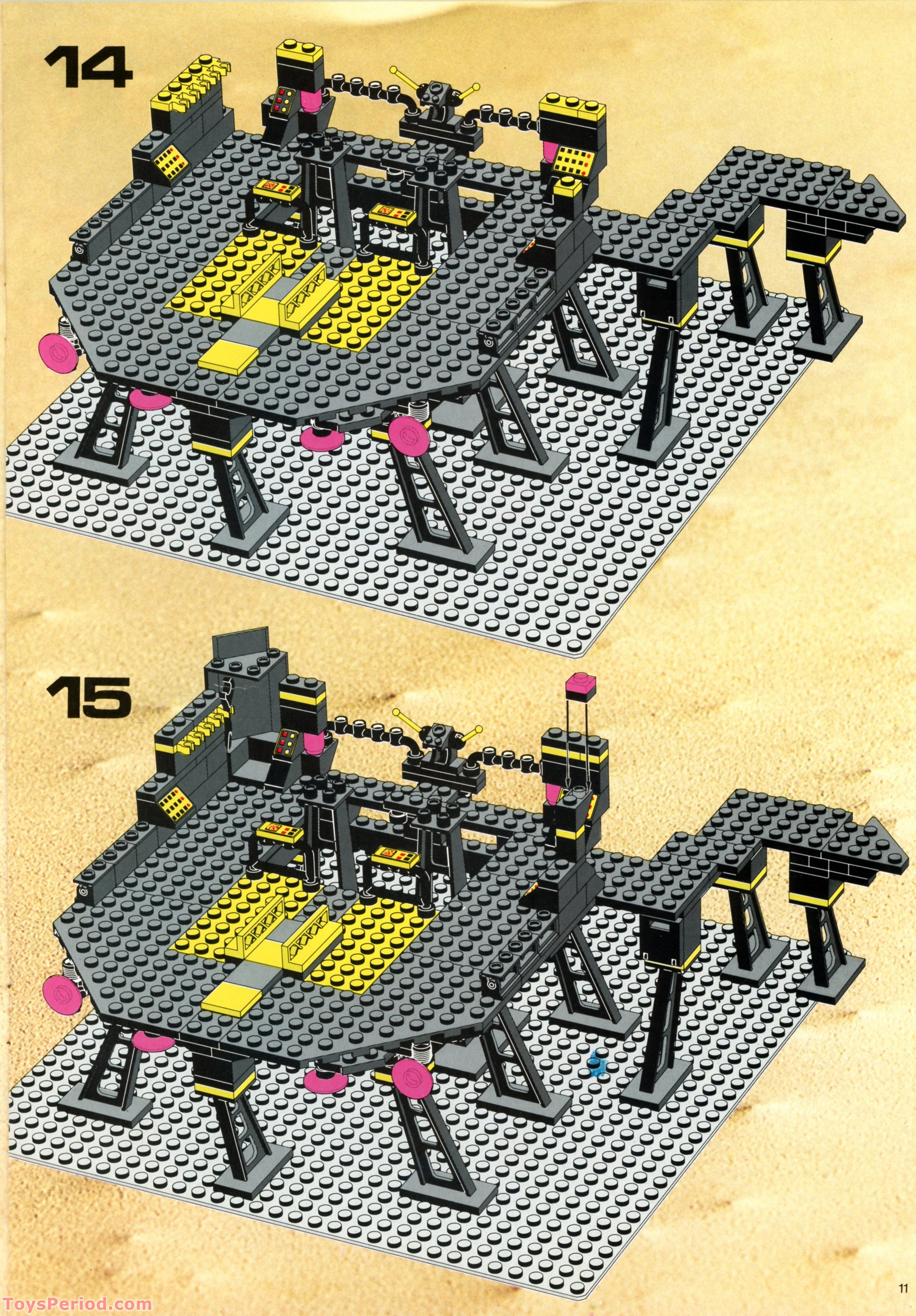LEGO 6987 Message-Intercept Base Instructions and Parts List