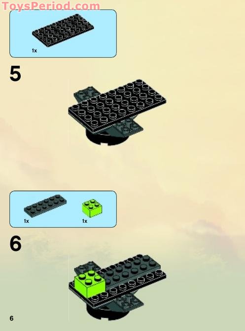 LEGO 9455 Fangpyre Mech Instructions and Parts List