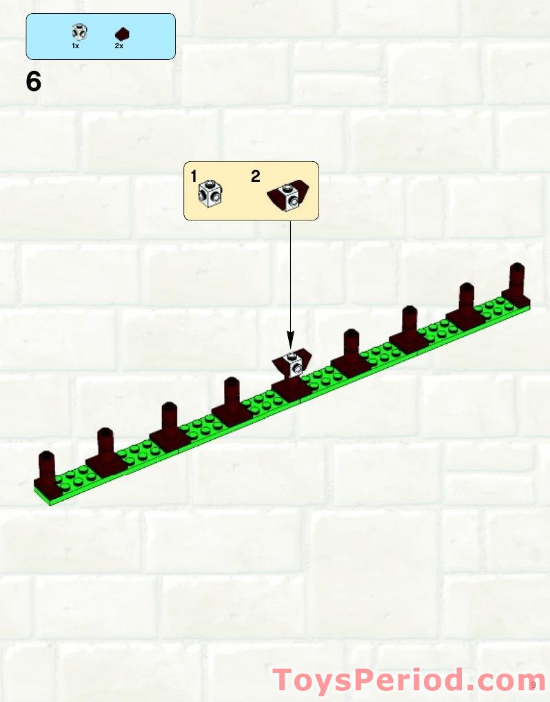 LEGO 10223 Kingdoms Joust Instructions and Parts List