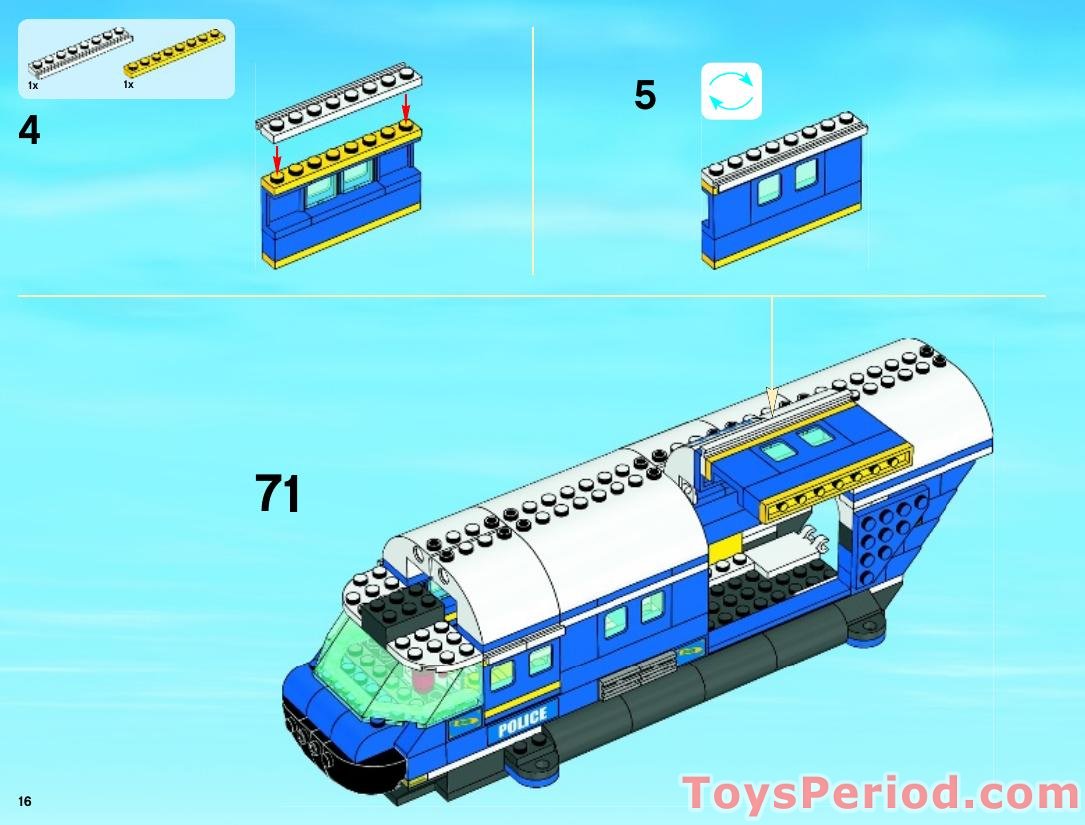 LEGO 4439 Heavy-Duty Helicopter Instructions and Parts List