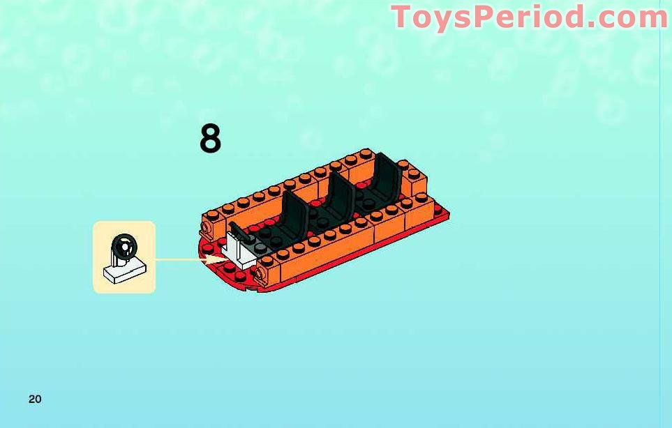 LEGO 3830 Bikini Bottom Express Instructions and Parts List