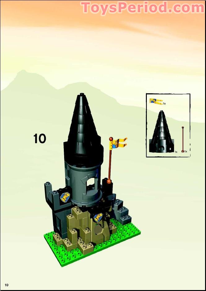 LEGO 4779 Defense Tower Instructions and Parts List