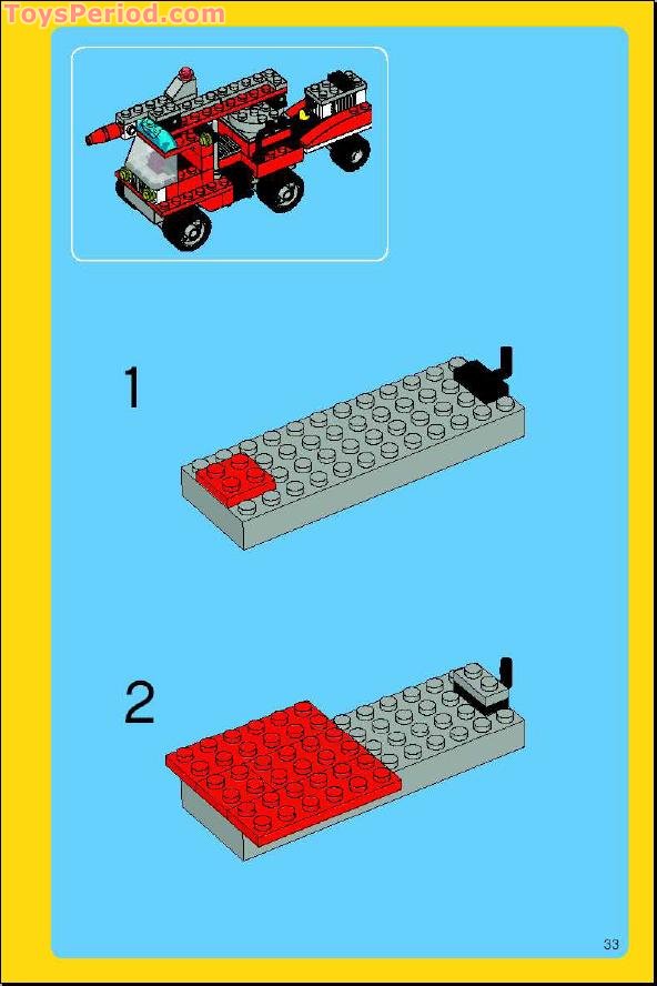 LEGO 5483 Ready, Steady, Build and Race Instructions and Parts List