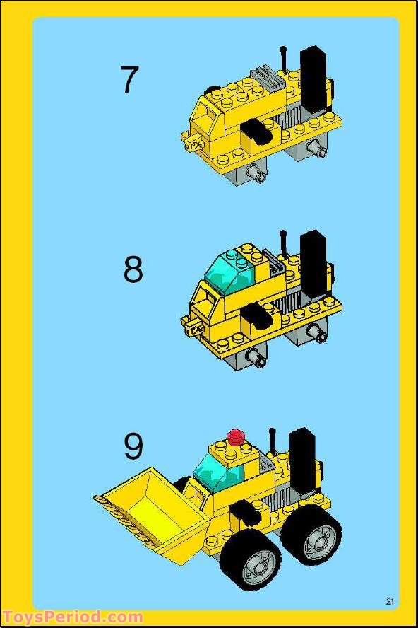 LEGO 5483 Ready, Steady, Build and Race Instructions and Parts List