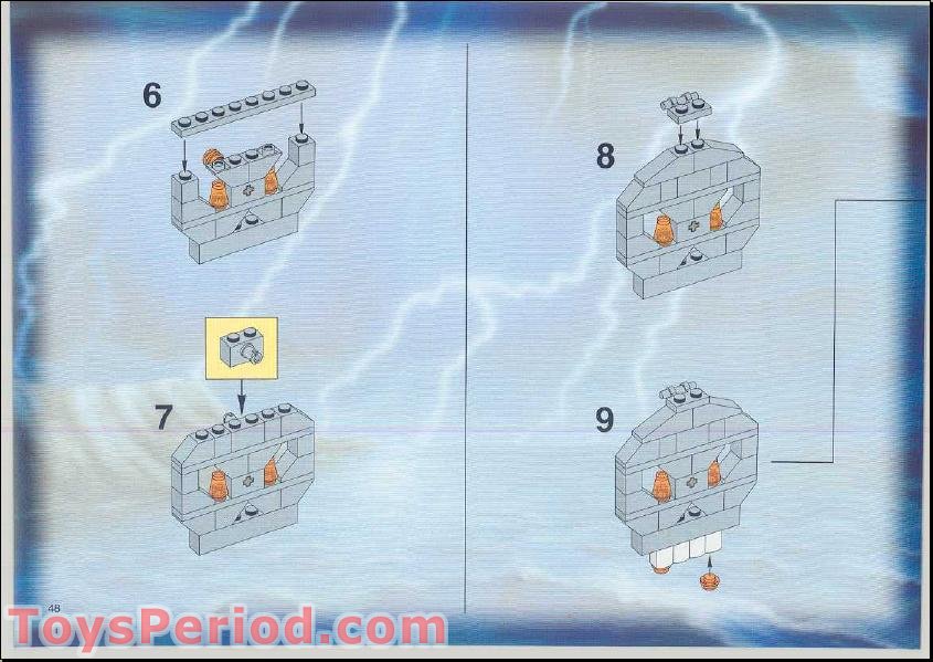 LEGO 6776 Ogel Control Center Instructions and Parts List