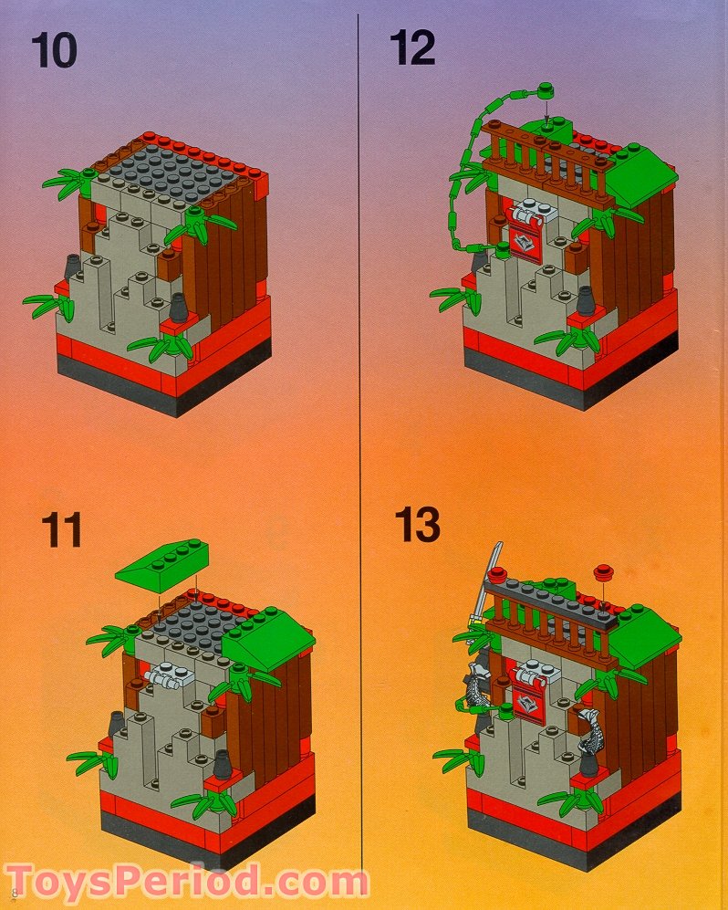 LEGO 6088 Robber's Retreat Instructions and Parts List