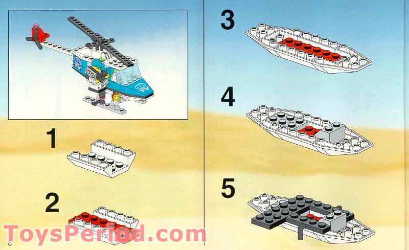 LEGO 6553 Crisis News Crew Instructions and Parts List