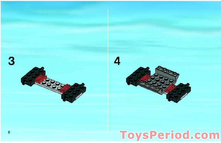 LEGO 7635 4wd with Horse Trailer Instructions and Parts List