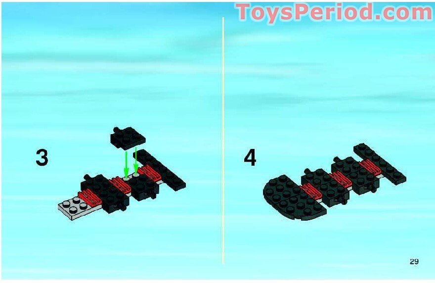 LEGO 7635 4wd with Horse Trailer Instructions and Parts List