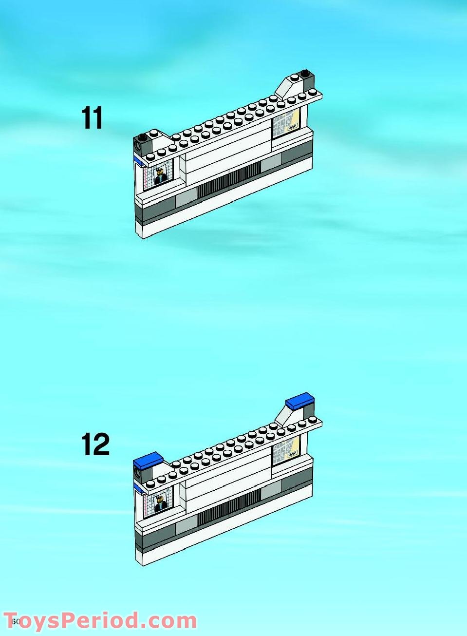 LEGO 7743 Police Command Center Instructions and Parts List