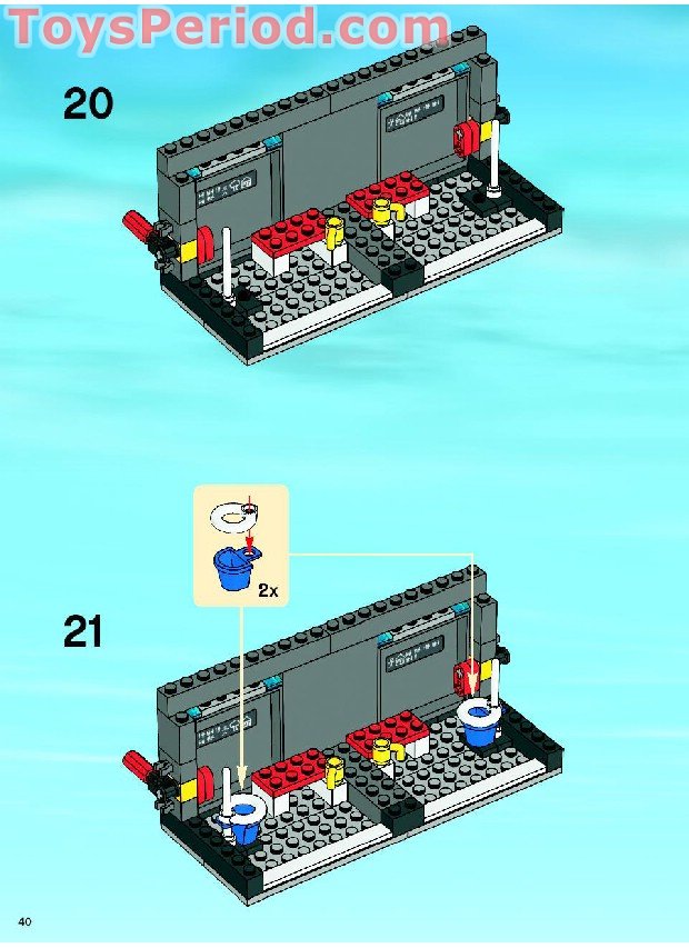 LEGO 7744 Police Headquarters Instructions and Parts List