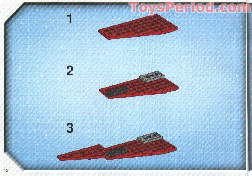 LEGO 7143 Jedi Starfighter Instructions and Parts List