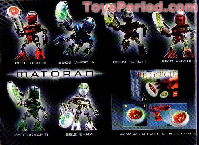 LEGO 8618-2 Vahki Rorzakh Limited Edition with Movie Edition Vahi and ...