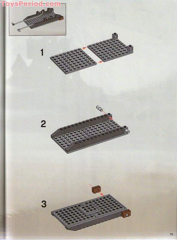 LEGO 8877 Vladek's Dark Fortress Instructions and Parts List