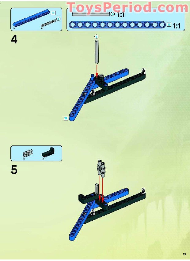 LEGO 8942-1 Jetrax T6 Instructions and Parts List