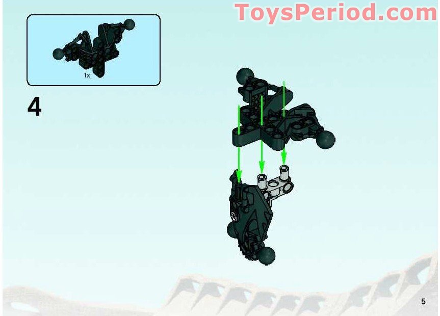 LEGO 8978 Skrall Instructions and Parts List
