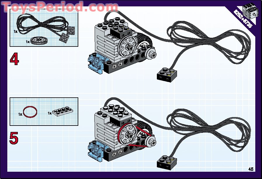 LEGO 8252 Beach Buster Instructions and Parts List