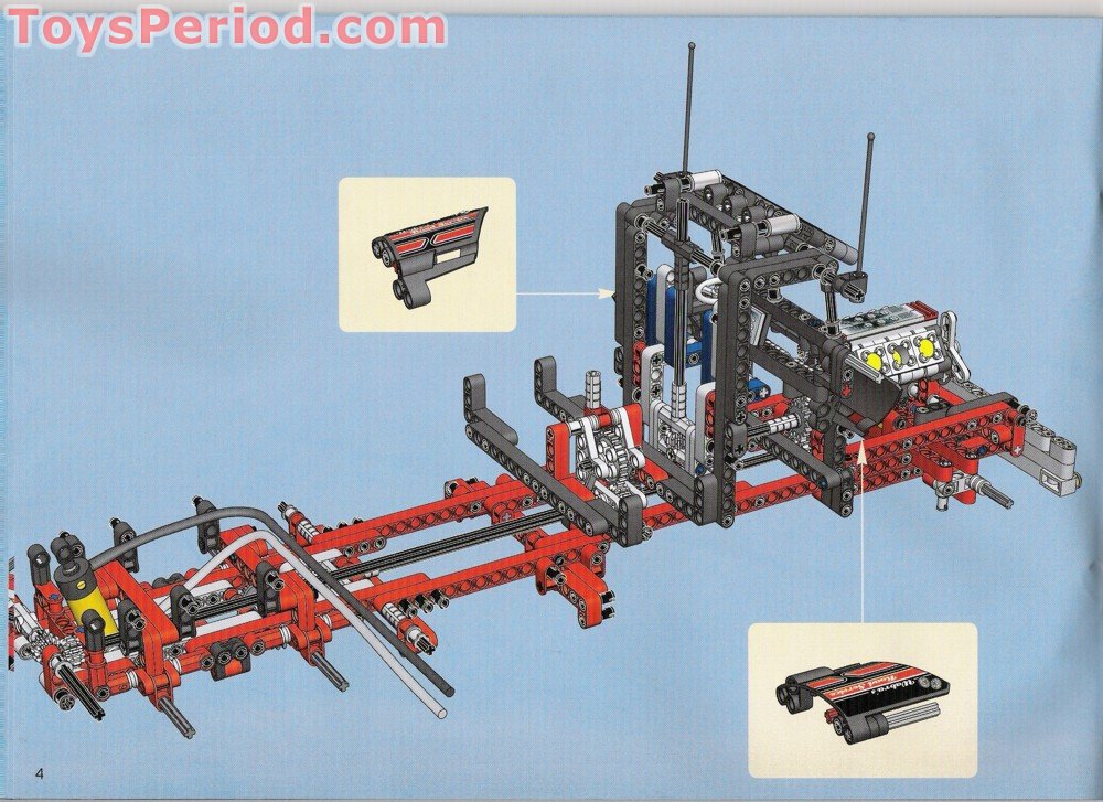 LEGO 8285 Tow Truck Instructions and Parts List