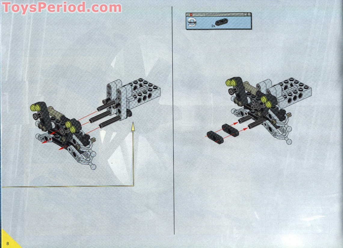 LEGO 8465 Extreme Off-Roader Instructions and Parts List
