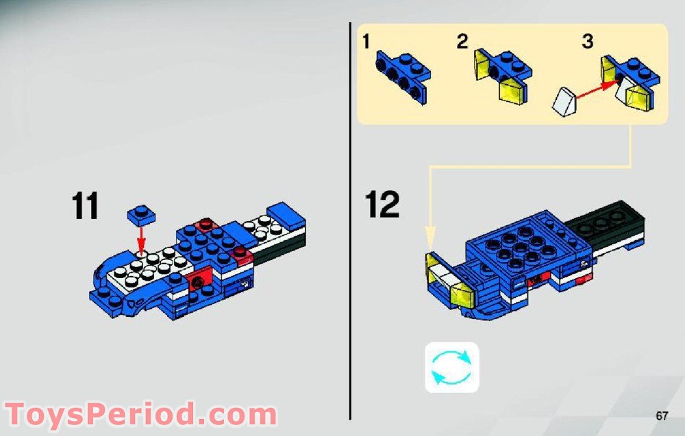 LEGO 8495 Crosstown Craze Instructions and Parts List