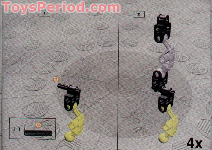 LEGO 8562 Gahlok Instructions and Parts List