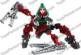 LEGO 8614-1 Vahki Nuurakh Instructions and Parts List