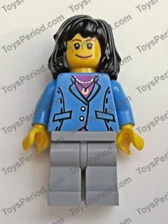 LEGO Sets with Minifigure trn125 Medium Blue Jacket, Light Bluish Gray ...