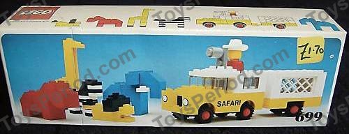 LEGO 699-1 Photo Safari Instructions and Parts List