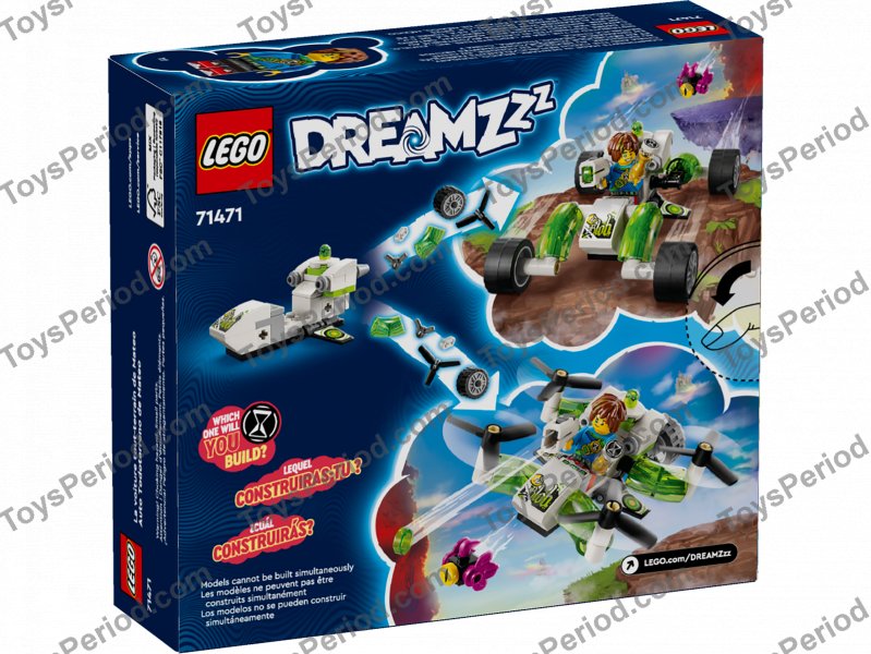 LEGO 71471 Mateo's Off-Road Car Set Parts List