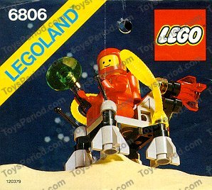 LEGO 6806 Surface Hopper Instructions and Parts List