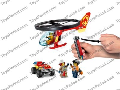 LEGO 60248 Fire Helicopter Response Set Parts List